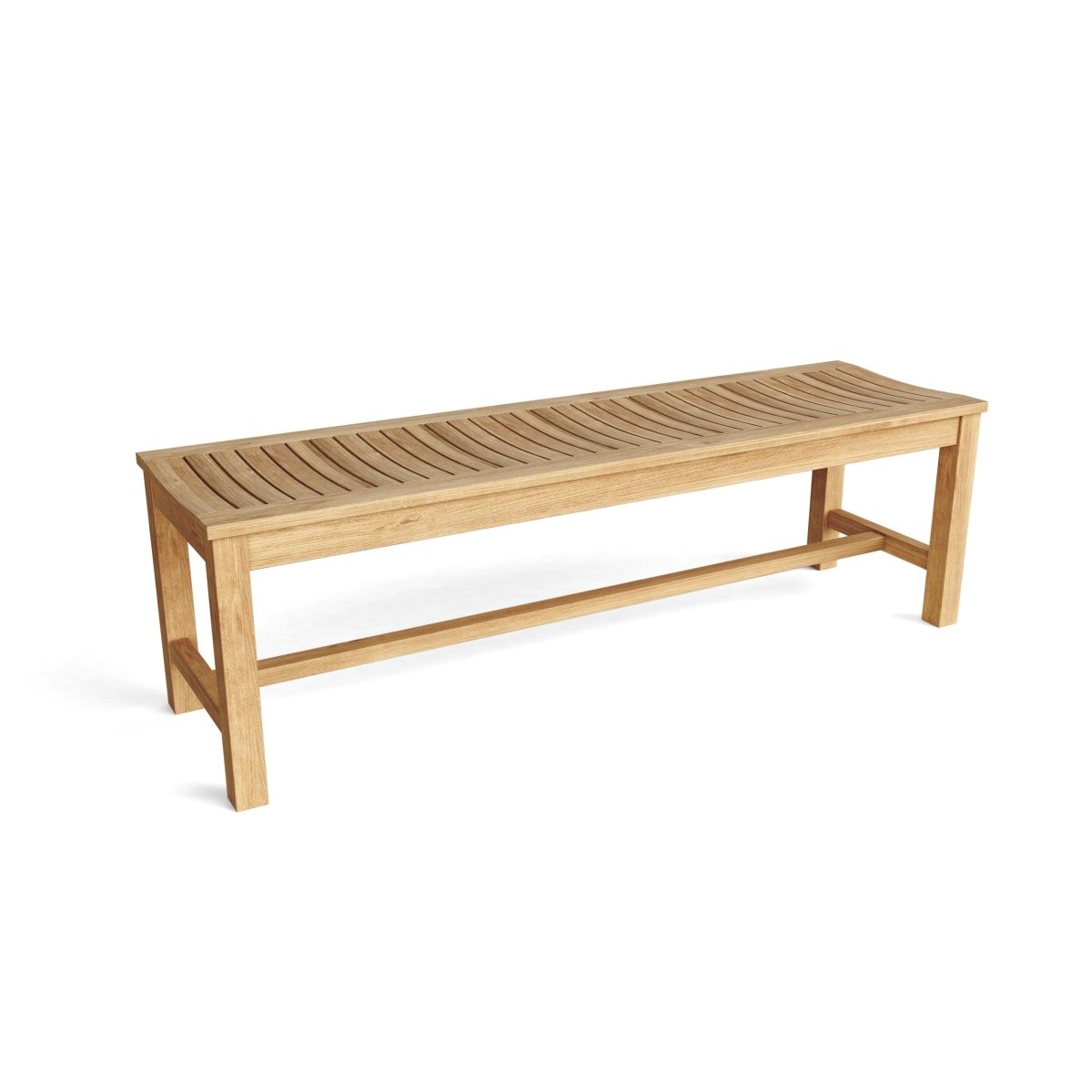 Teak Backless Bench - 20% Off + Free Shipping